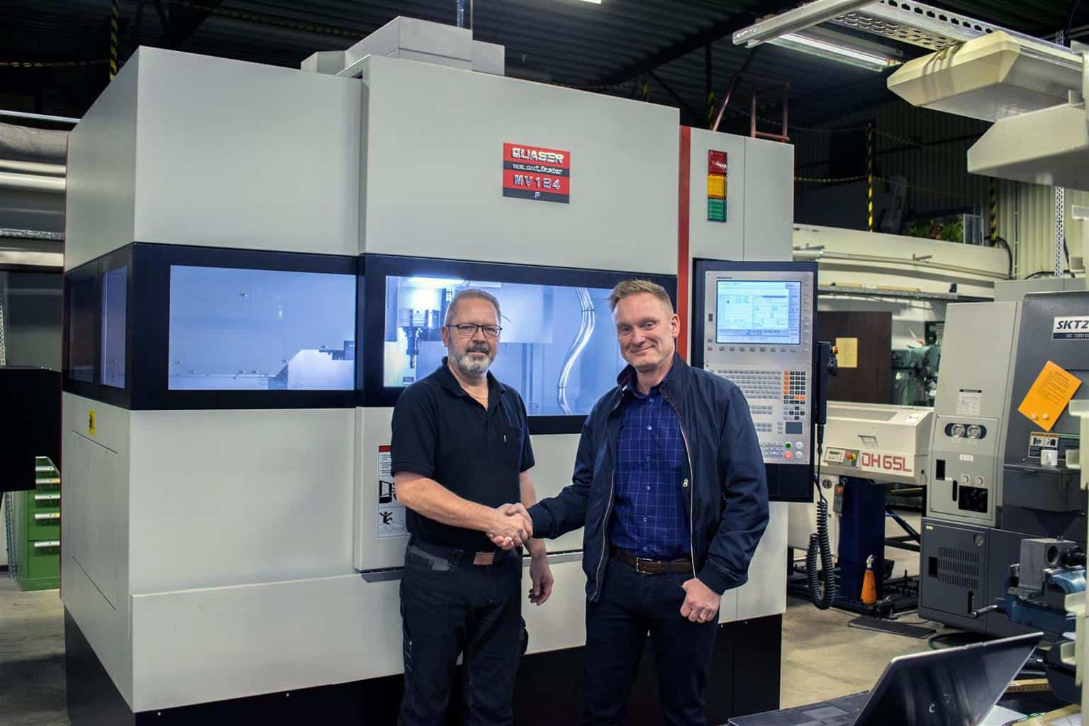 QUASER MV184P levererad till SPV Spintec i Eskilstuna | Maskin Fransson AB